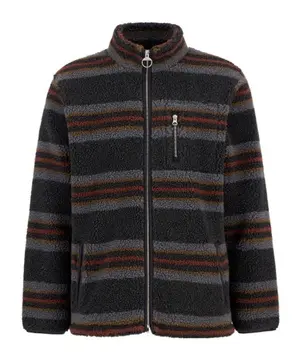 Barbour Stand-up Collar Casual Jacket - Black