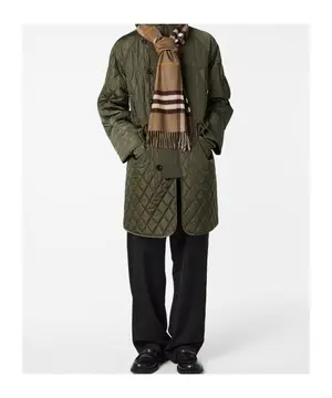 Burberry Plaid Pattern Scarf - Brown
