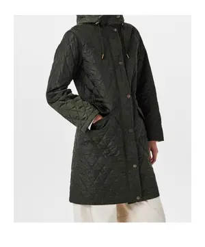 Burberry Hooded Quilted Down Jacket