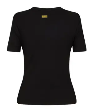 Barbour Short Sleeve Cutout Neck T-shirt