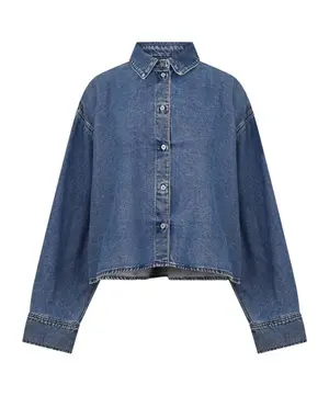 7 FOR ALL MANKIND 7 For All Mankind Nina Long-Sleeve Denim Shirt