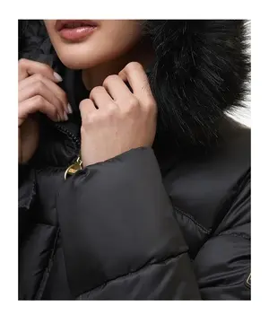 Barbour Long-sleeved Puffer Jacket With Drawstring Waist