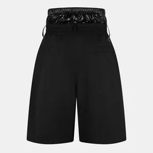 Moncler Solid Color Printed Shorts