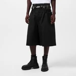 Moncler Solid Color Printed Shorts