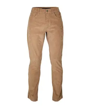 7 For All Mankind Corduroy Straight Leg Trousers - Beige