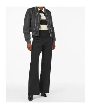 Alexander McQueen Stand-up Collar Bomber Jacket