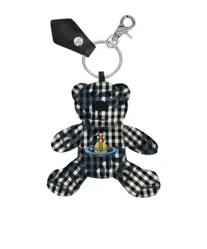 VIVIENNE WESTWOOD Viv Teddy Keychain - Black