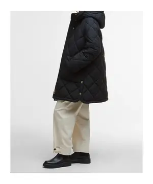 Barbour Hooded Quilted Cotton Jacket