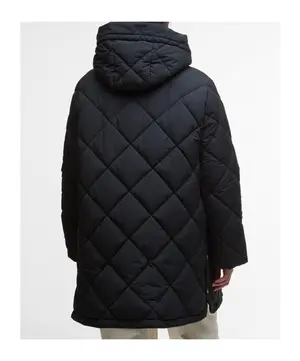 Barbour Hooded Quilted Cotton Jacket
