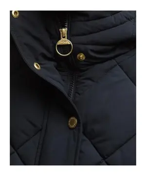 Barbour Hooded Quilted Cotton Jacket