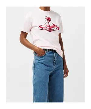 VIVIENNE WESTWOOD Sweet Versatile Solid Color T-shirt