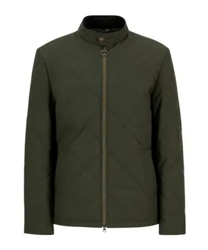Barbour Stand-up Collar Casual Jacket - Olive