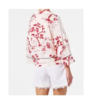 Off-White Short Sleeve Printed Shirt