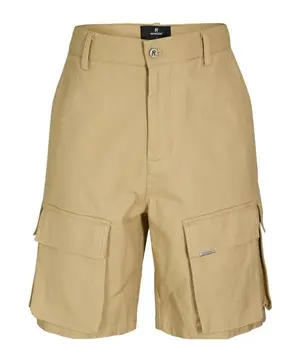REPRESENT High-waisted Cargo Knee-length Shorts - Nude