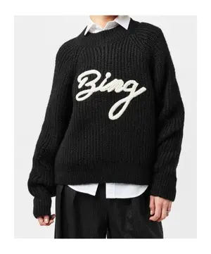 ANINE BING Kendrick Jumper - Black