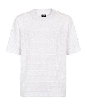 Fendi Ff Terry Crewneck T-shirt - White