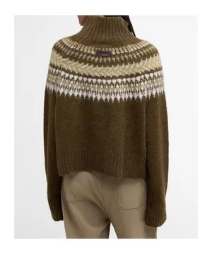 Barbour Lorrie Fair Isle Roll-neck Jumper