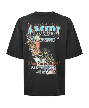 Amiri Sunny Os Tee - Black