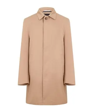Hugo Boss Regular-fit Cotton-blend Car Coat - Nude