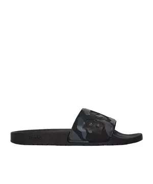 Hugo Boss Aryeh Sliders, Comfy Footbed Sandals - Black