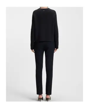 Hugo Boss Crew Neck Cropped Knit Sweater