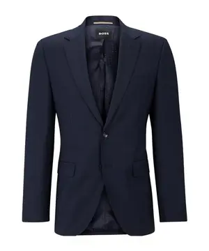 Hugo Boss Single-breasted Suit Jacket - Black