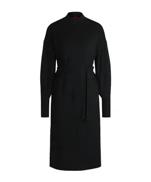 Hugo Boss High-neck Knit Dress