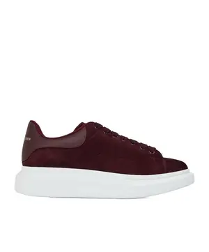 Alexander McQueen Oversized Leather Trainers - Brown