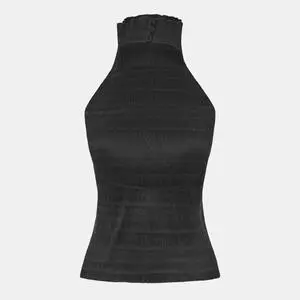 Magda Butrym High-neck Pleated Tank Top
