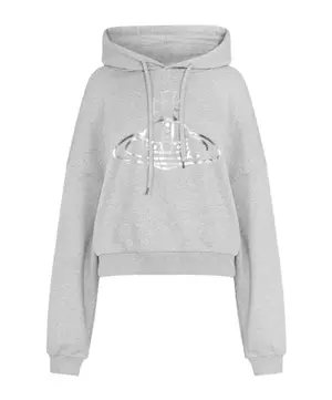 VIVIENNE WESTWOOD Hooded Sweatshirt - Grey/silv