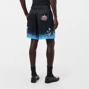Casablanca Elastic Waist Shorts