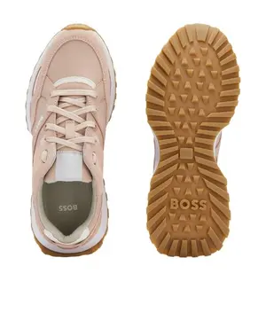 Hugo Boss Light Pink Retro Sneakers