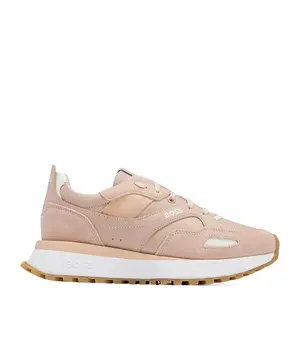 Hugo Boss Light Pink Retro Sneakers