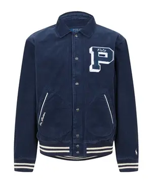 Polo Ralph Lauren Corduroy Varsity Jacket - Black