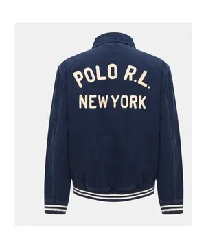 Polo Ralph Lauren Corduroy Varsity Jacket - Black