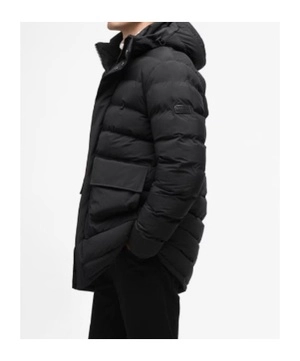Barbour Long-sleeved Quilted Hooded Jacket