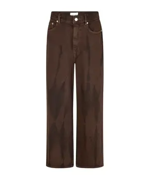 GANNI Baggy Wide-leg Jeans - Green