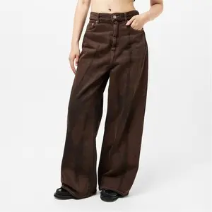 GANNI Baggy Wide-leg Jeans - Green