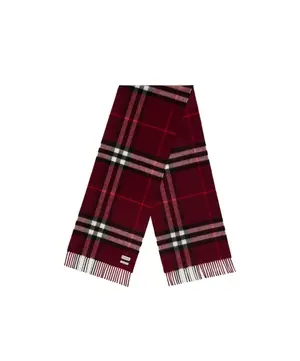Burberry Plaid Pattern Scarf - Brown