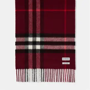 Burberry Plaid Pattern Scarf - Brown