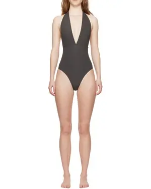 TOTEME Halterneck Open Back One-piece Swimsuit