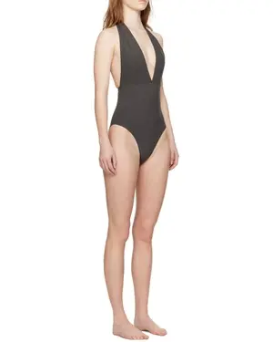 TOTEME Halterneck Open Back One-piece Swimsuit