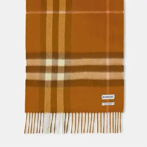 Burberry Plaid Pattern Scarf - Brown