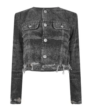DIESEL® Distressed Denim Jacket