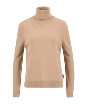 Barbour Pendle Roll Neck Jumper With Checked Elbow Patches