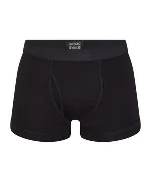 TOM FORD Fitted Soft Breathable Slim Boxer Briefs - Black