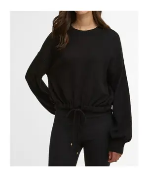 Barbour Long-sleeved Crew Neck Knit Sweater