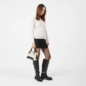 JIMMY CHOO Knee High Leather Boots With Buckle Detail