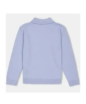 Fendi Long Sleeve Polo Collar Sweater