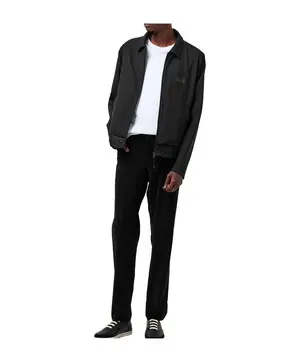 Dolce & Gabbana Zip-up Jacket With Logo Patch